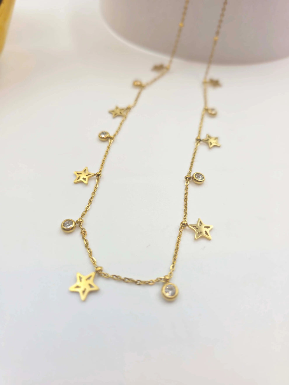 Azra Star and Solitaire Charms - Emberstone
